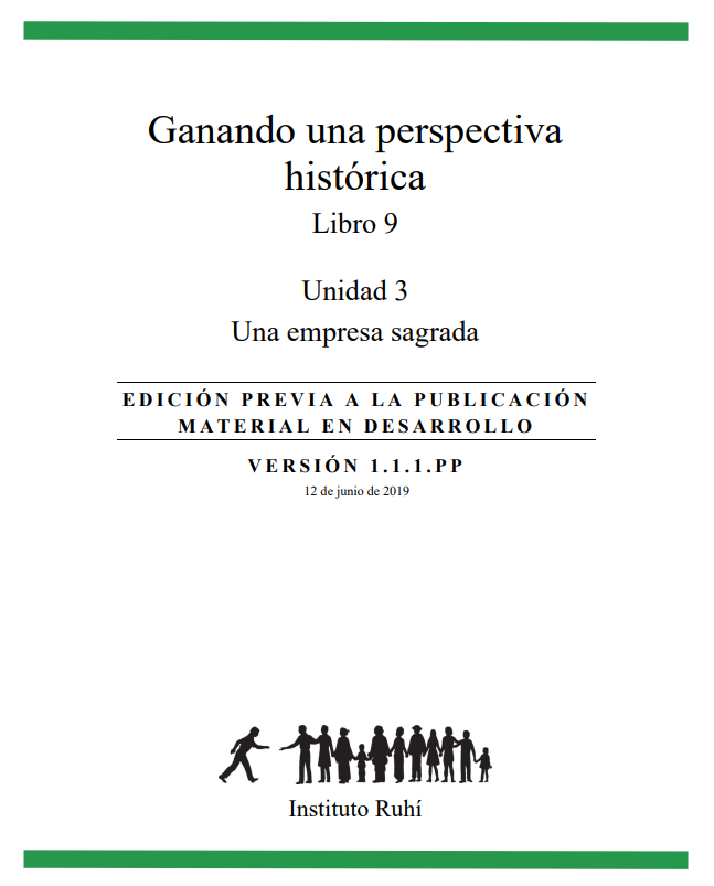 Ruhi Book 9 Unit 3 - Spanish – Bahá’í Bookshop New Zealand