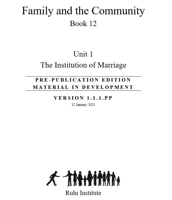 Ruhi Book 12 Unit 1 – Bahá’í Bookshop New Zealand